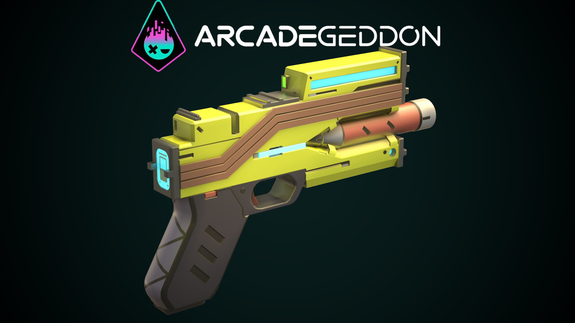 ArtStation - ARCADEGEDDON Handgun