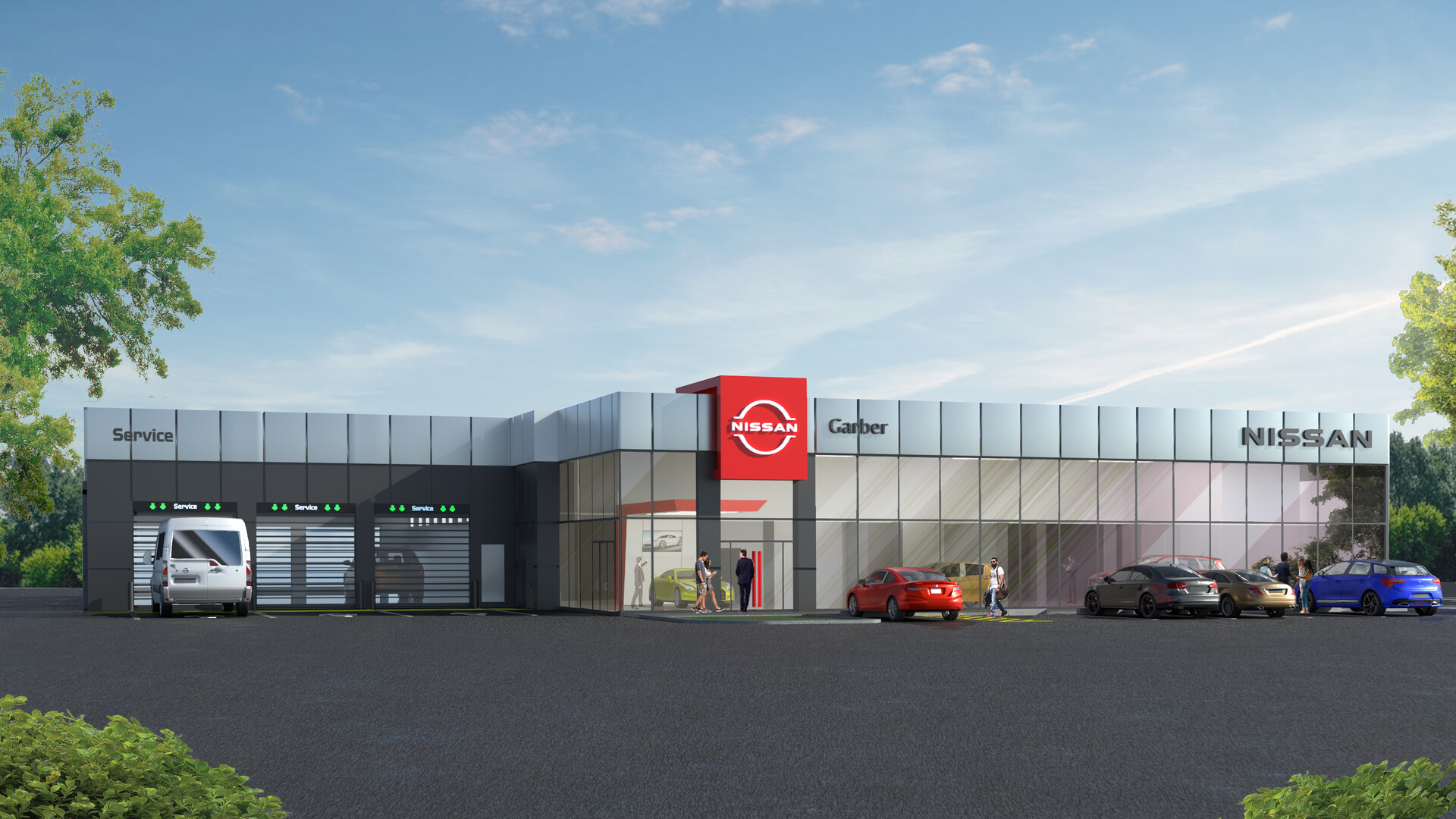 ArtStation - Nissan Dealership