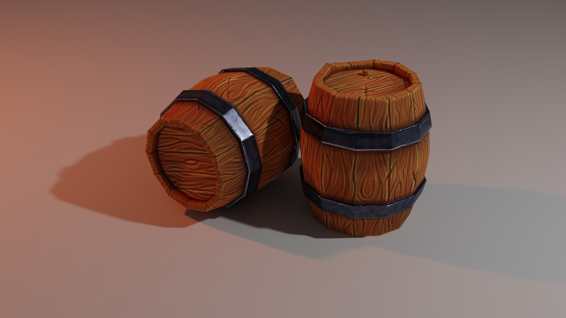 ArtStation - Stylised Barrel - Blender