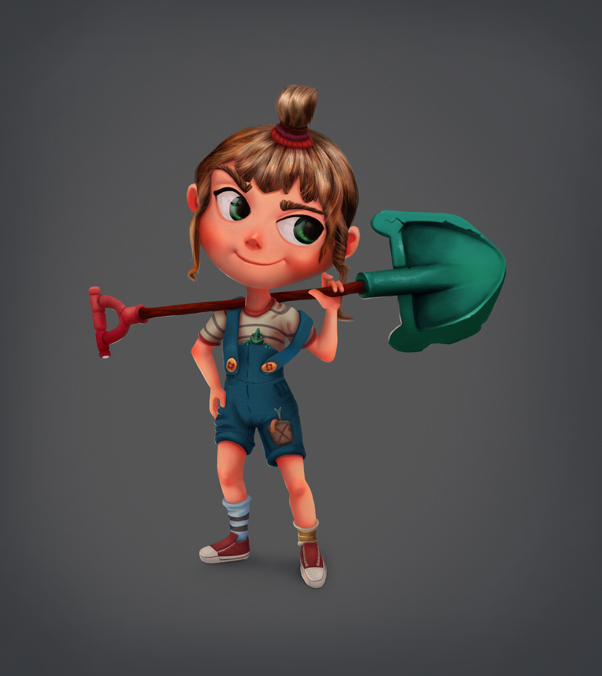 ArtStation - Casual character design: the cute worker
