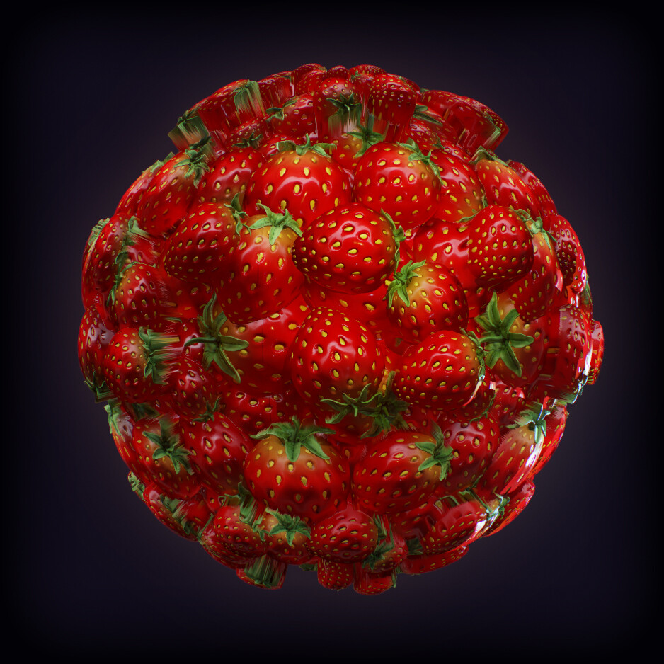 ArtStation - Strawberry PBR Material