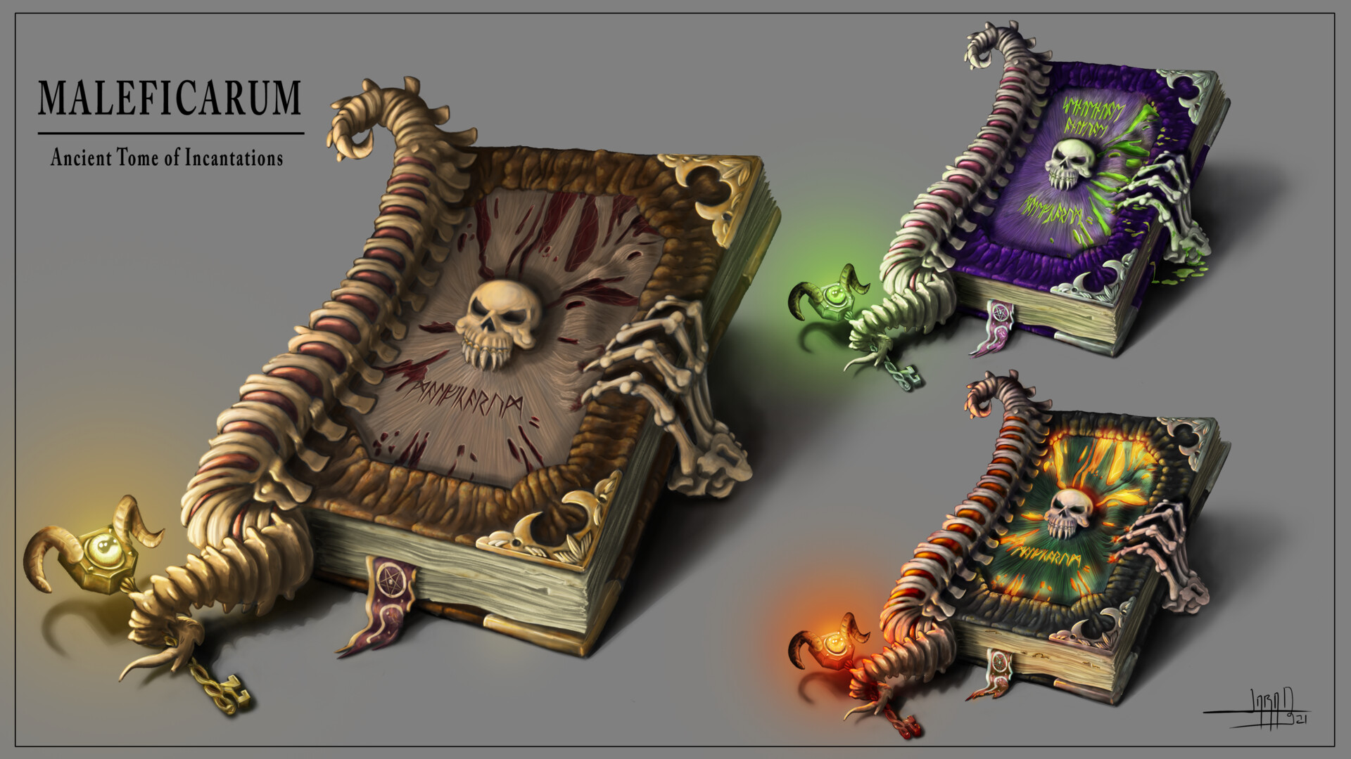 ArtStation - Demon Book Maleficarum