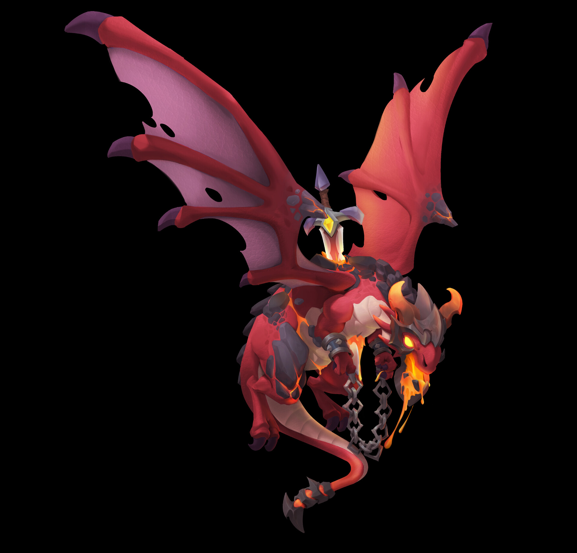 ArtStation - Fire dragon