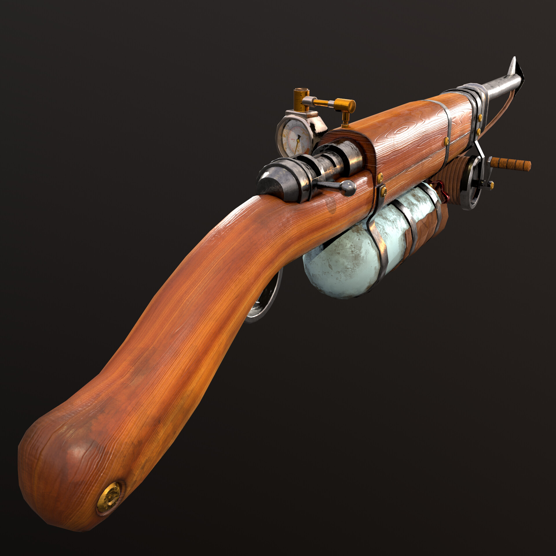 ArtStation - Harpoon gun