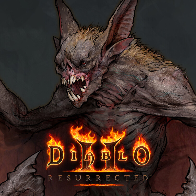 ArtStation - D2R Bat Demon