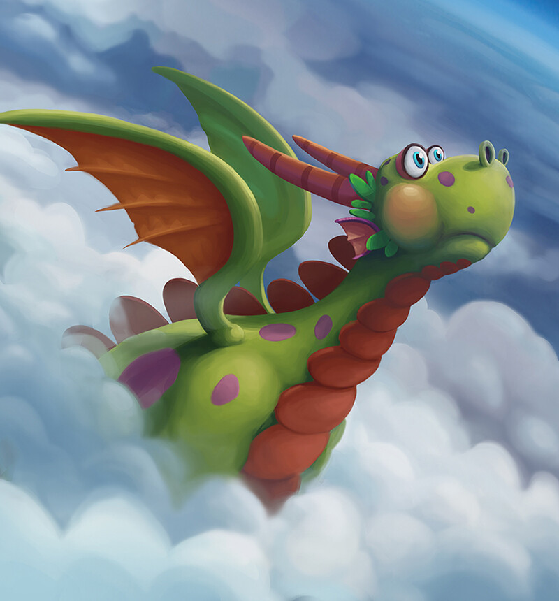 ArtStation - The Very Hungry Dragon