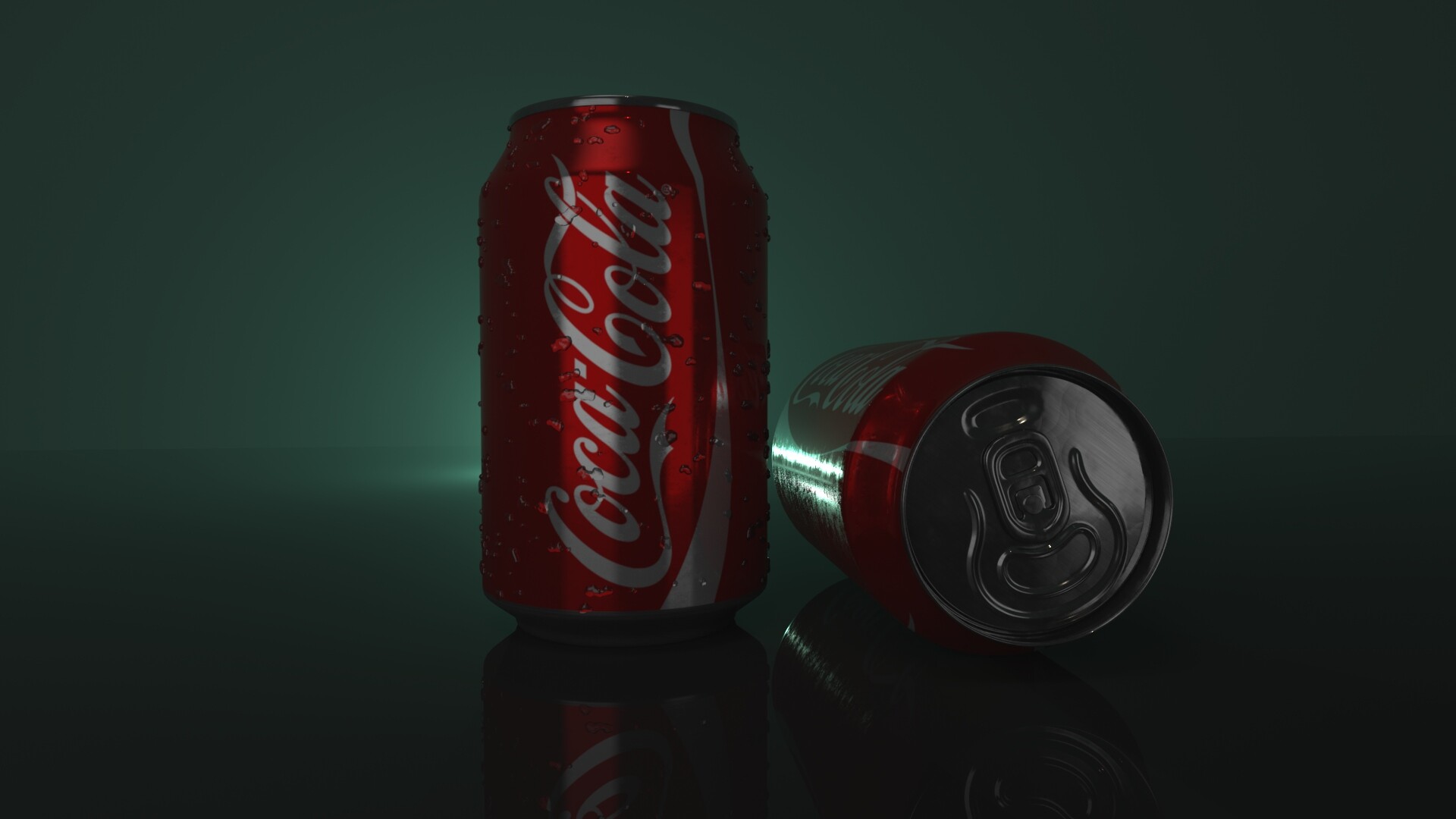 ArtStation - Basic Coke Ad Shot
