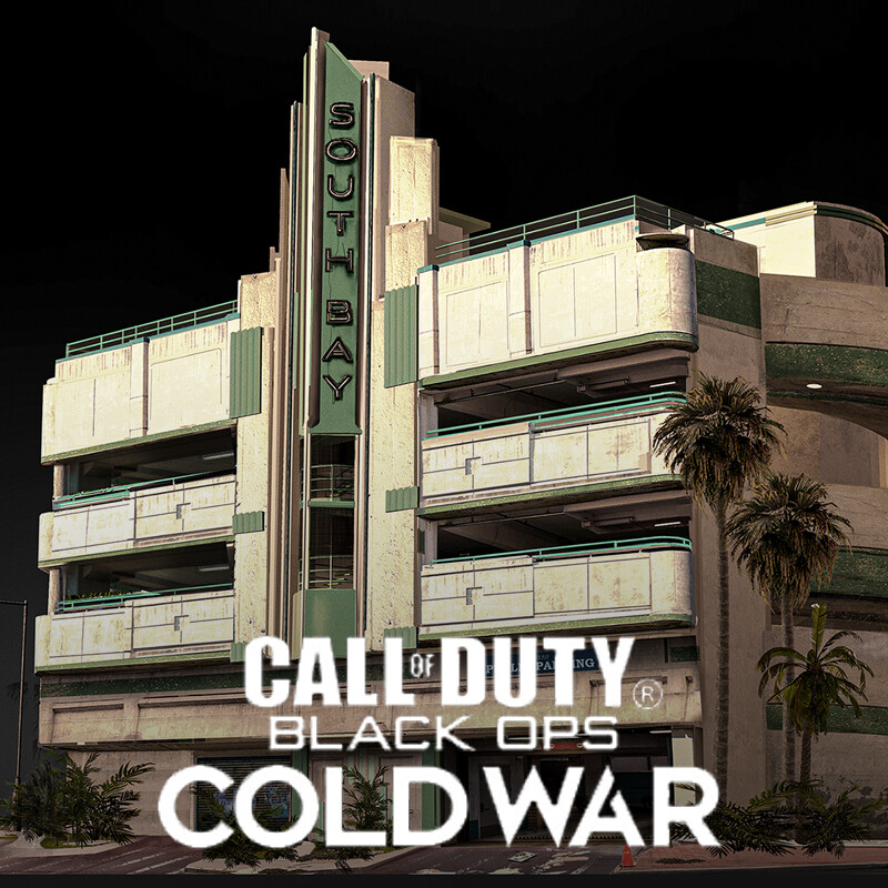 ArtStation - Call of Duty: Black Ops Cold War // Miami_Parking Garage ...