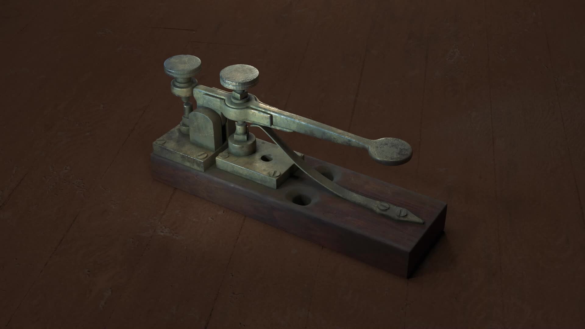 ArtStation - Morse Telegraph Key