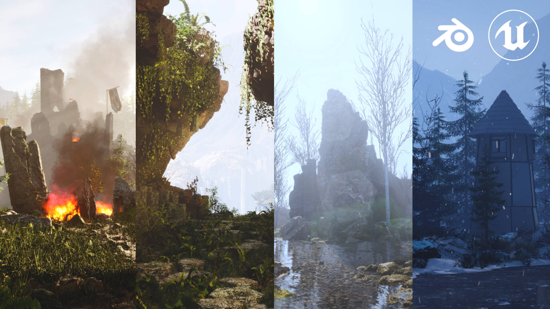 ArtStation - Real-time Environment Art Showreel - Unreal Engine 5 ...