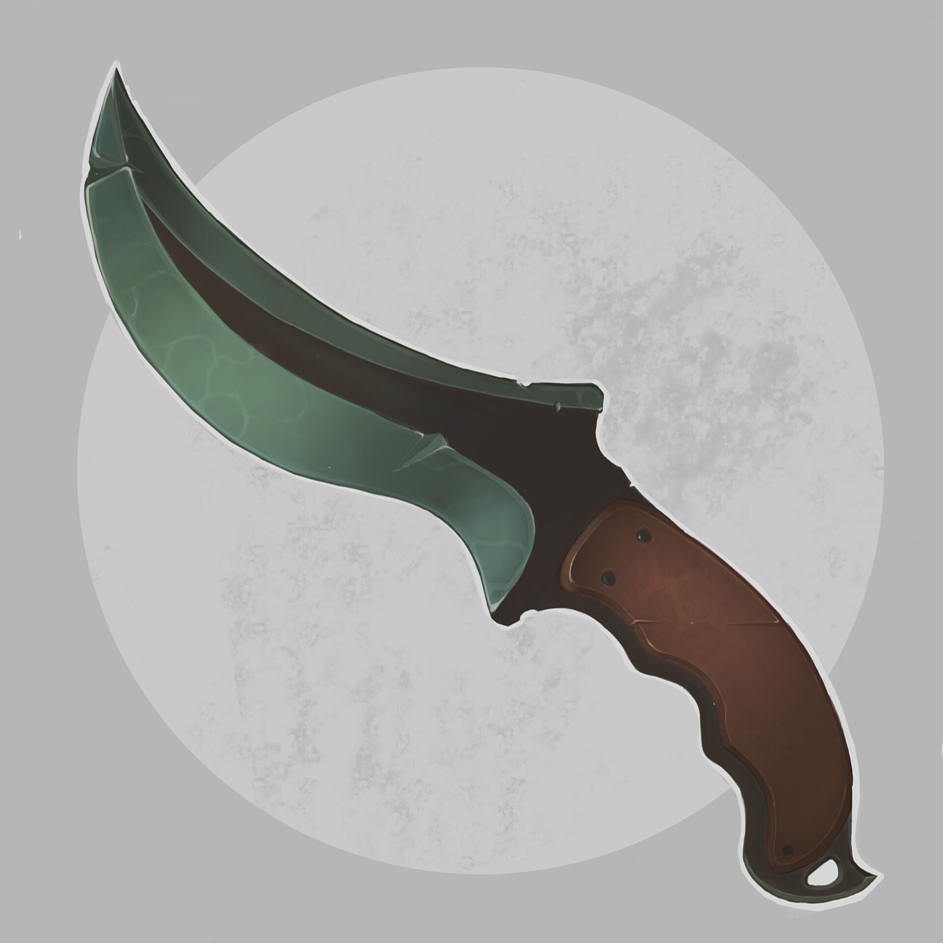 ArtStation - Curved Throwing Dagger