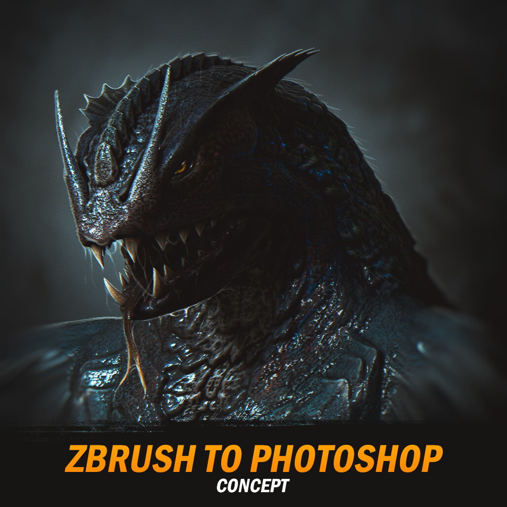 ArtStation - ZBrush to Photoshop Concept