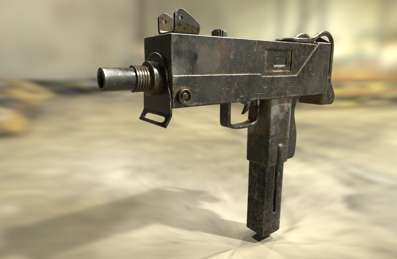 ArtStation - MAC-10 Gun