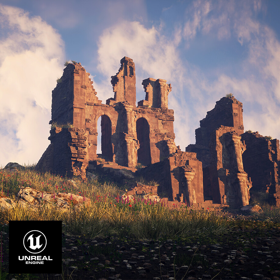 ArtStation - Castle Ruin in Unreal 4