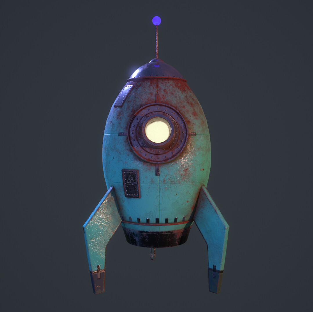 ArtStation - Rocket Ship - Revisited