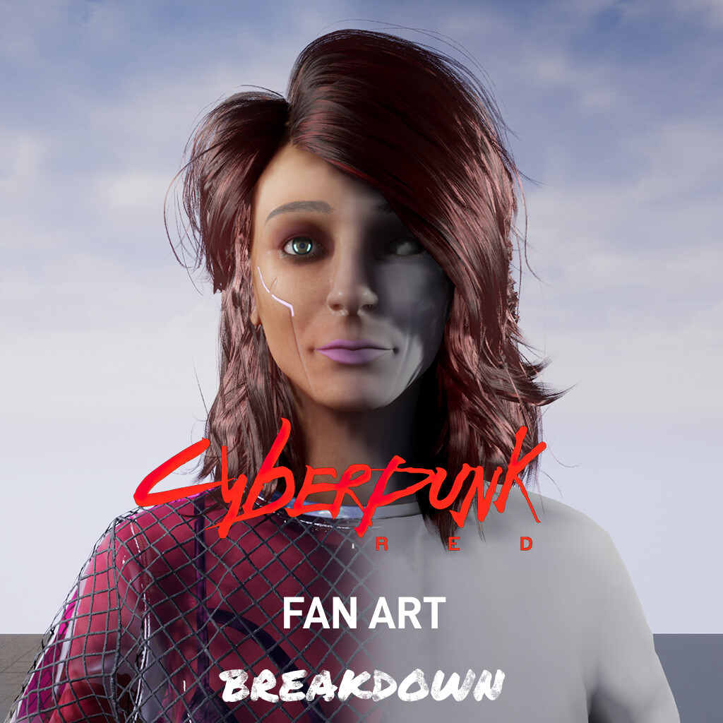 ArtStation - Cyberpunk RED Fan Art Breakdown