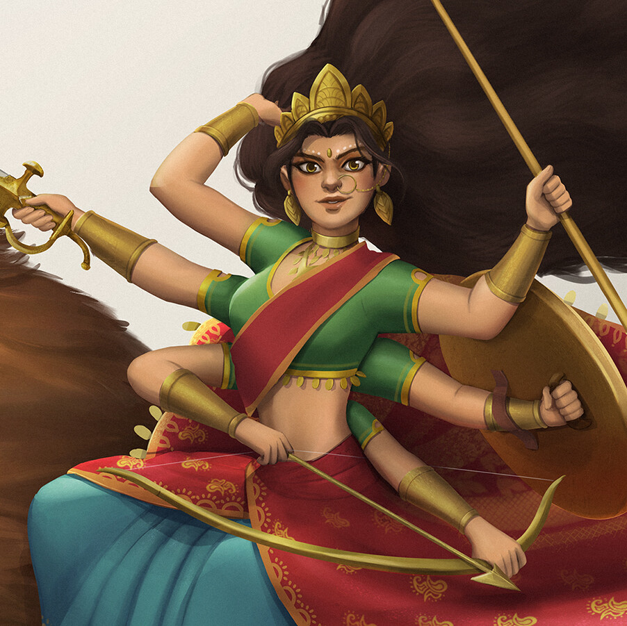 ArtStation - Durga - Character Design Challenge