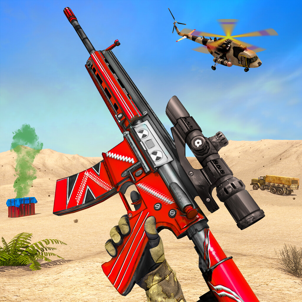 ArtStation - FPS shooting Game Store Listing