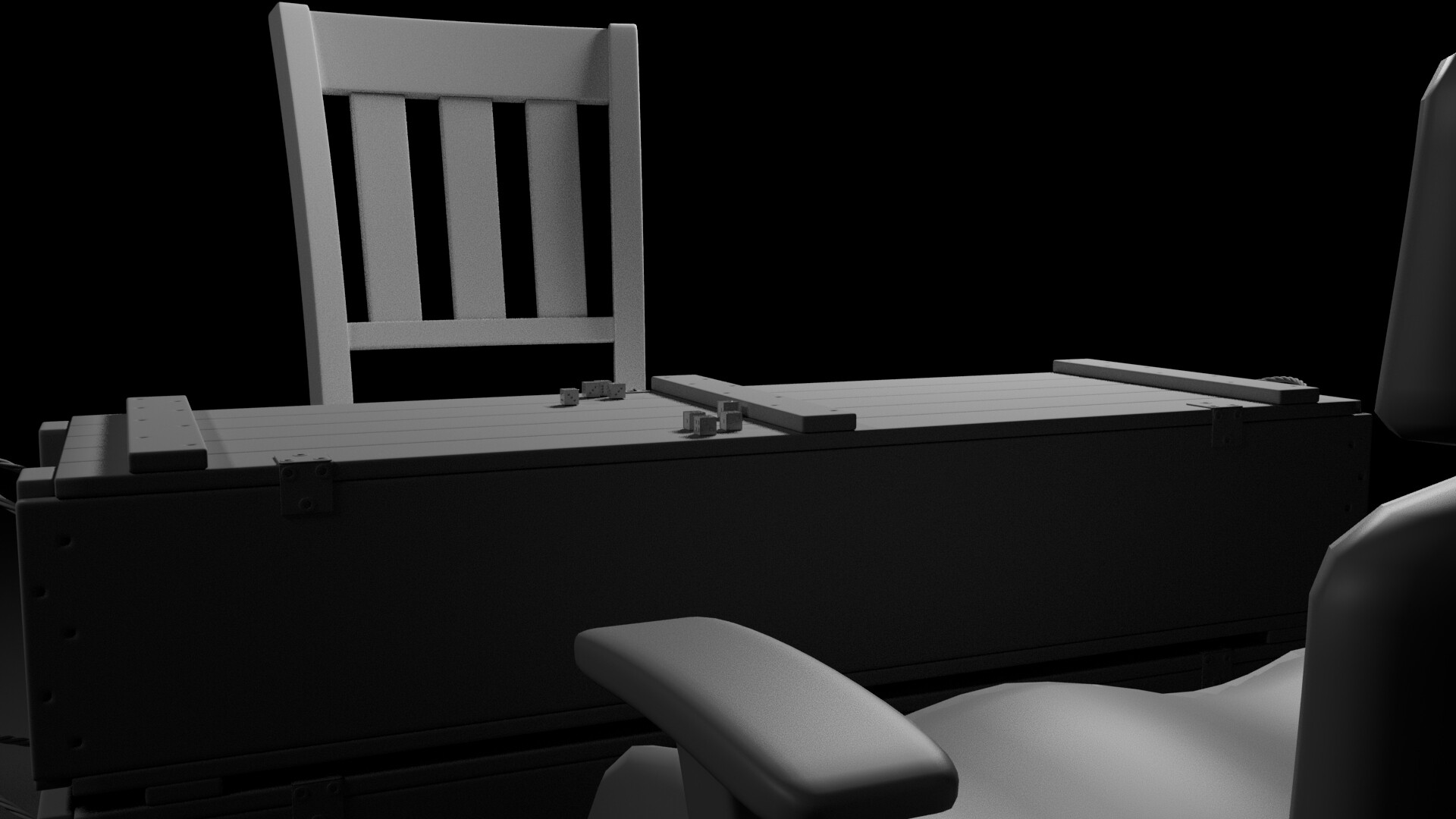 ArtStation - ETSU Principles of Game Design: Dice, Crate, and Chairs