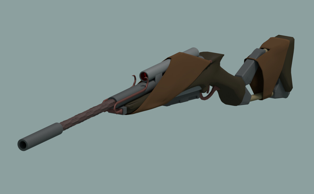 ArtStation - Venomous Scythe Sniper Rifle