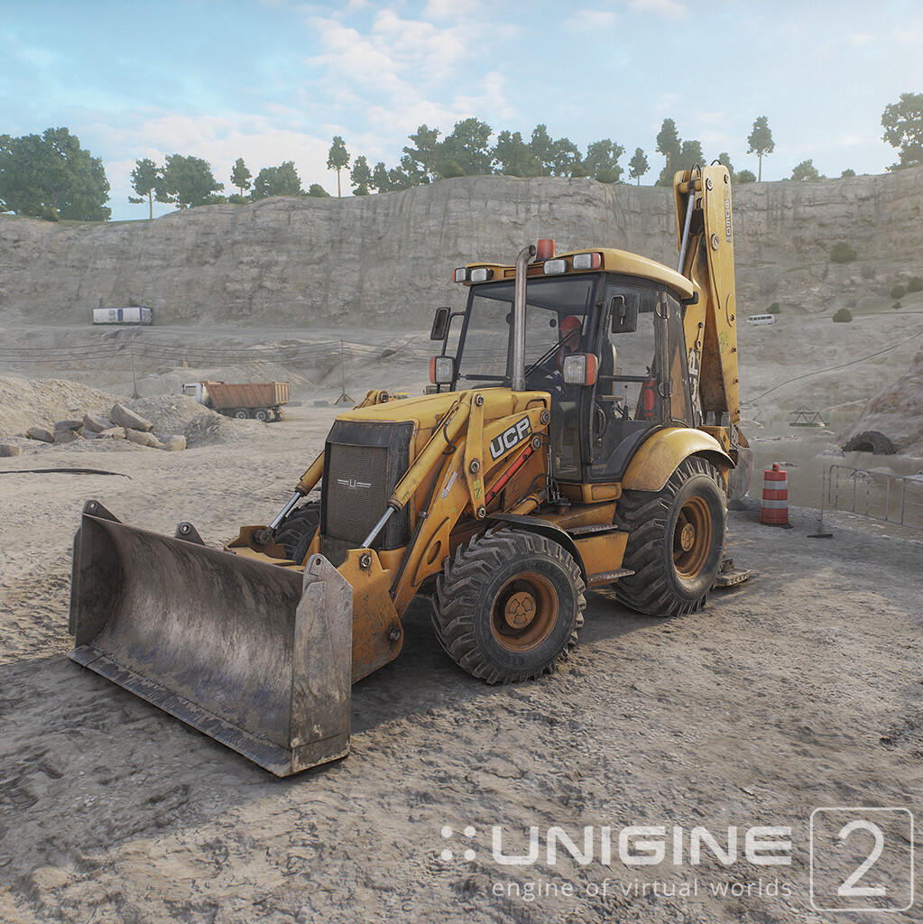 ArtStation - backhoe loader