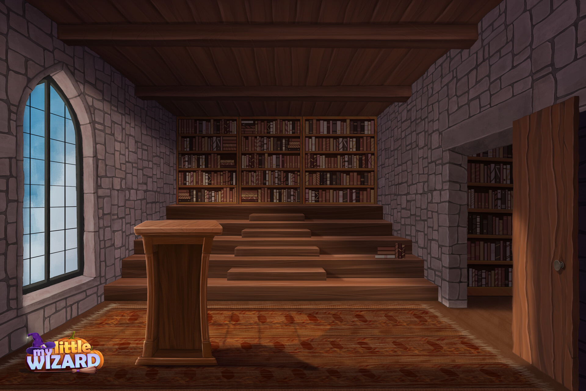 ArtStation - classroom - my little wizard