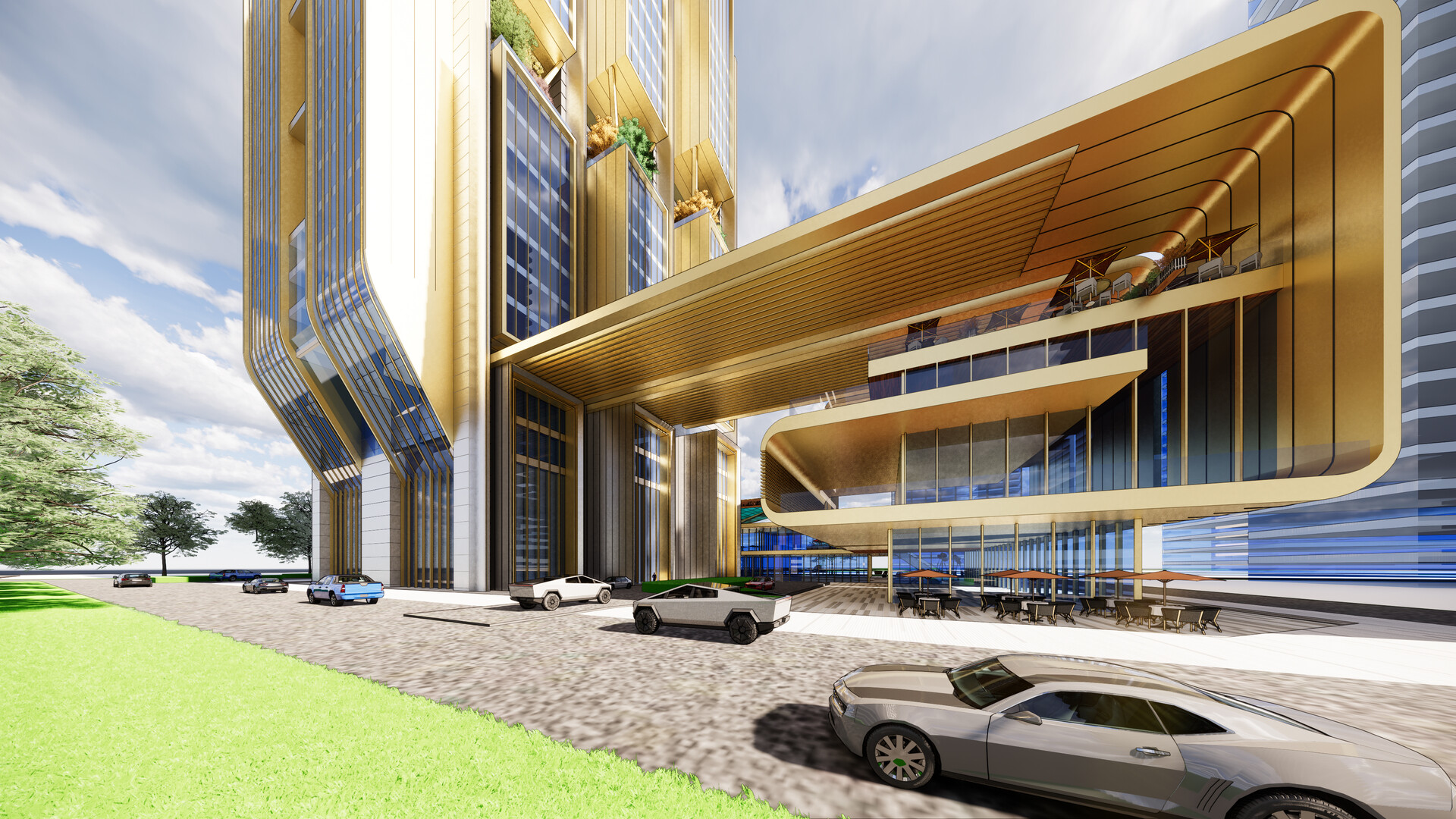 ArtStation - TCL Headquarter Design Competition