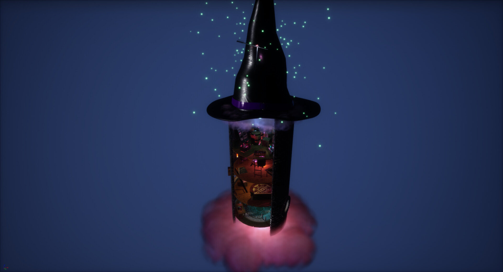 ArtStation - Tech Wizard Tower - Diorama