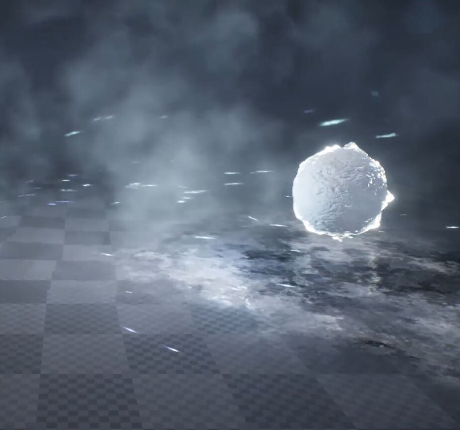 ArtStation - Ice Attack - Ball VFX
