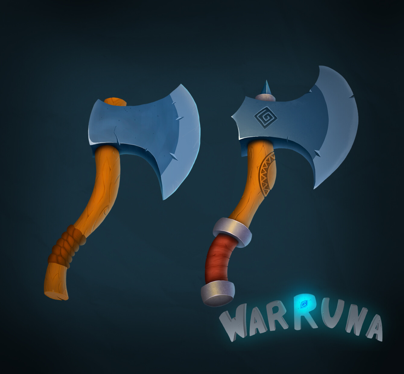 ArtStation - Weapon icon art