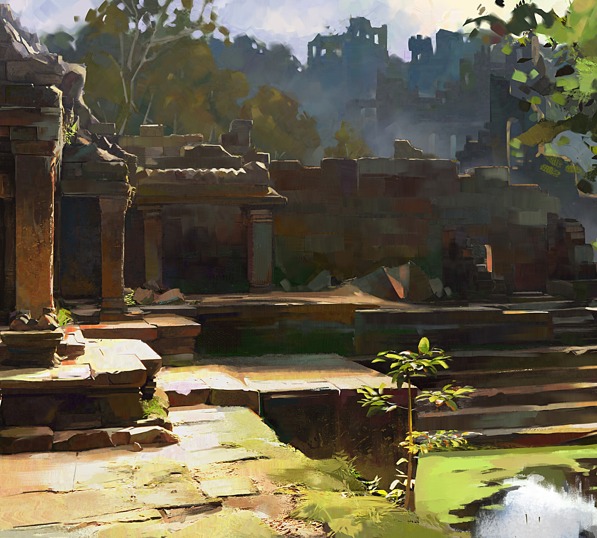 ArtStation - Fortress ruins