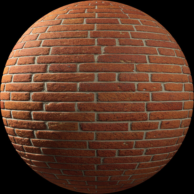 ArtStation - Modern Brick Texture Material PBR