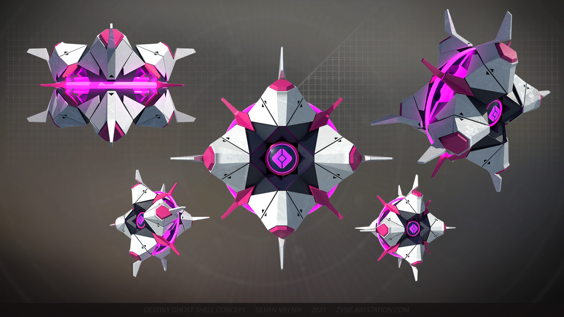 ArtStation - Destiny 2 Ghost Shell - The Devious Idol