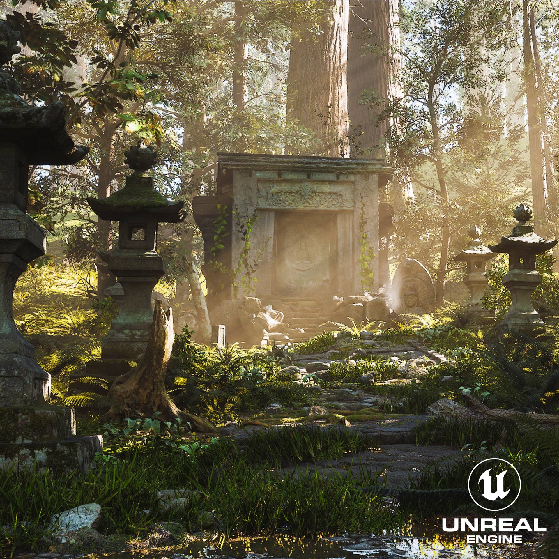 ArtStation - My Japanese Shrine Path Unreal Engine 5 Lumen and Nanite