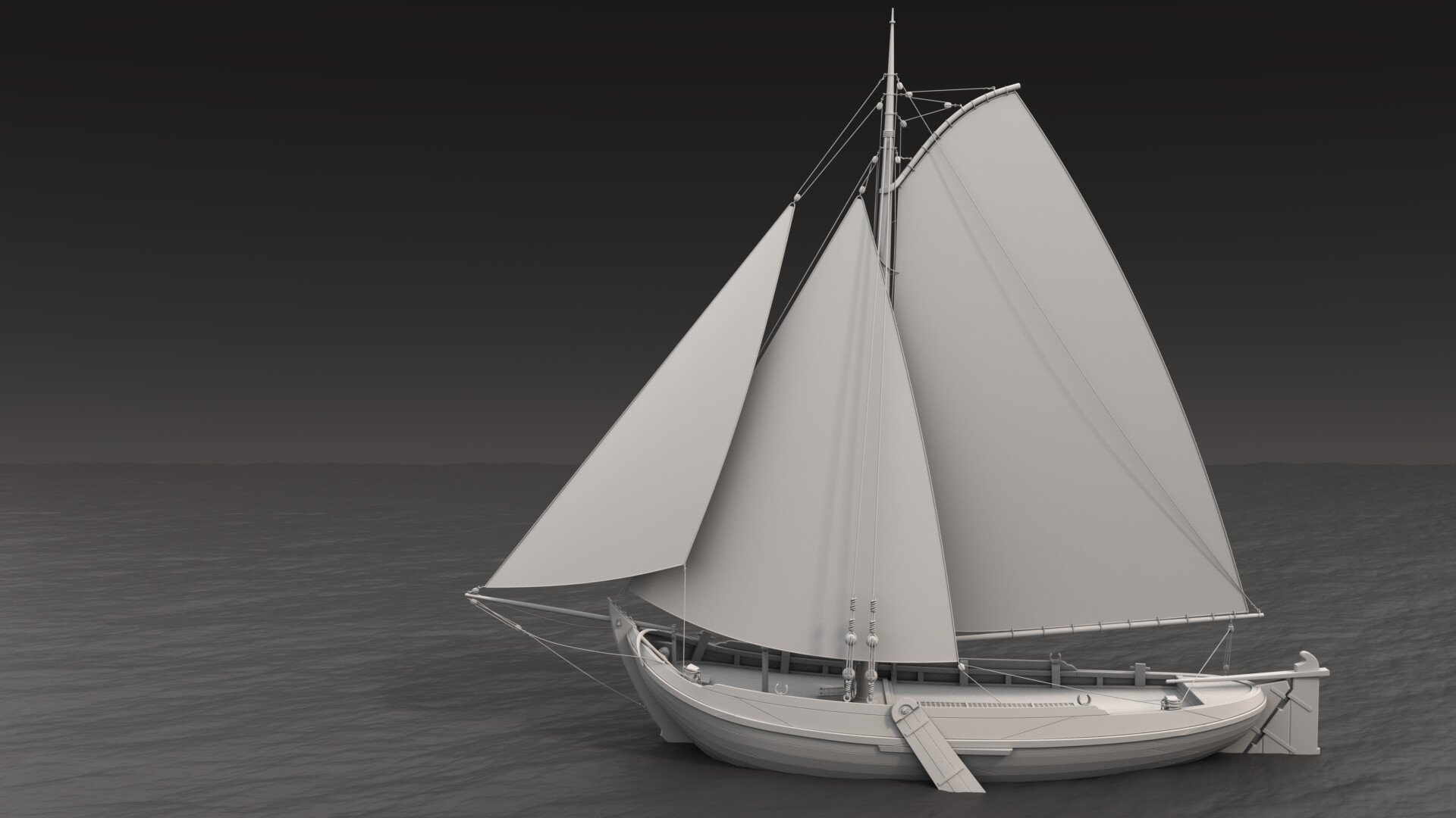 ArtStation - Noordzee Botter