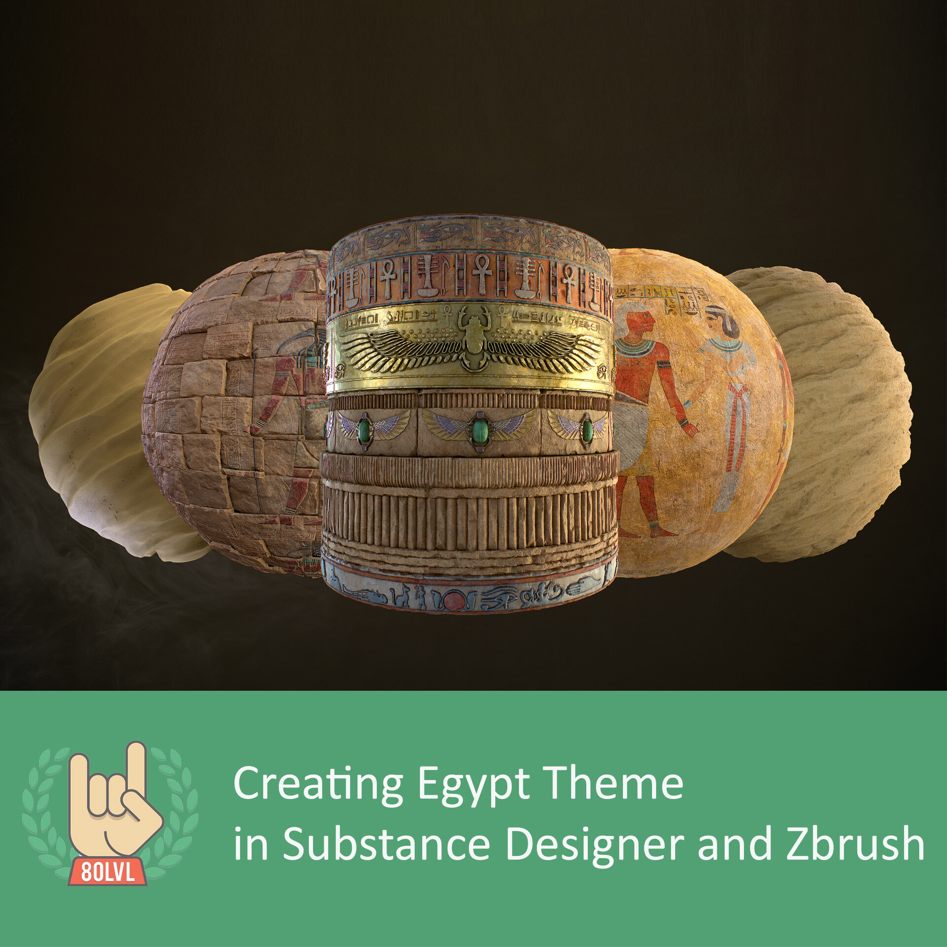 ArtStation - Egypt theme Breakdown