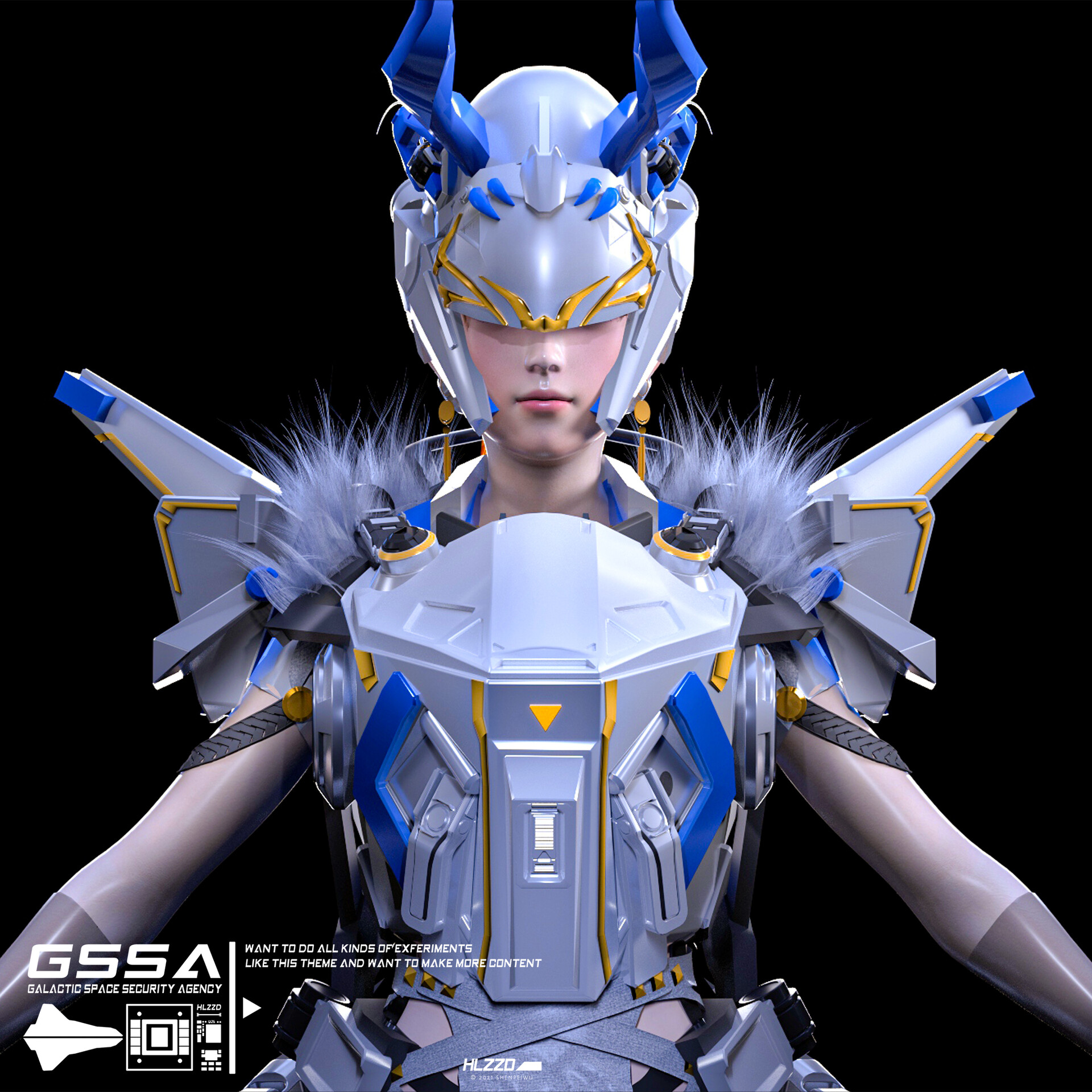 ArtStation - Mecha girl