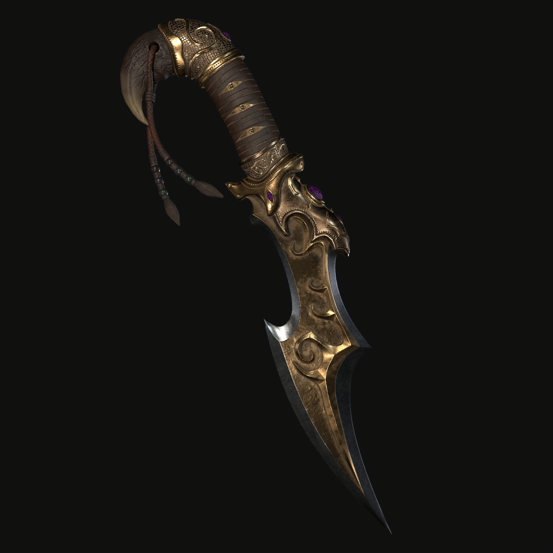 ArtStation - Fantasy Realistic PBR Knife