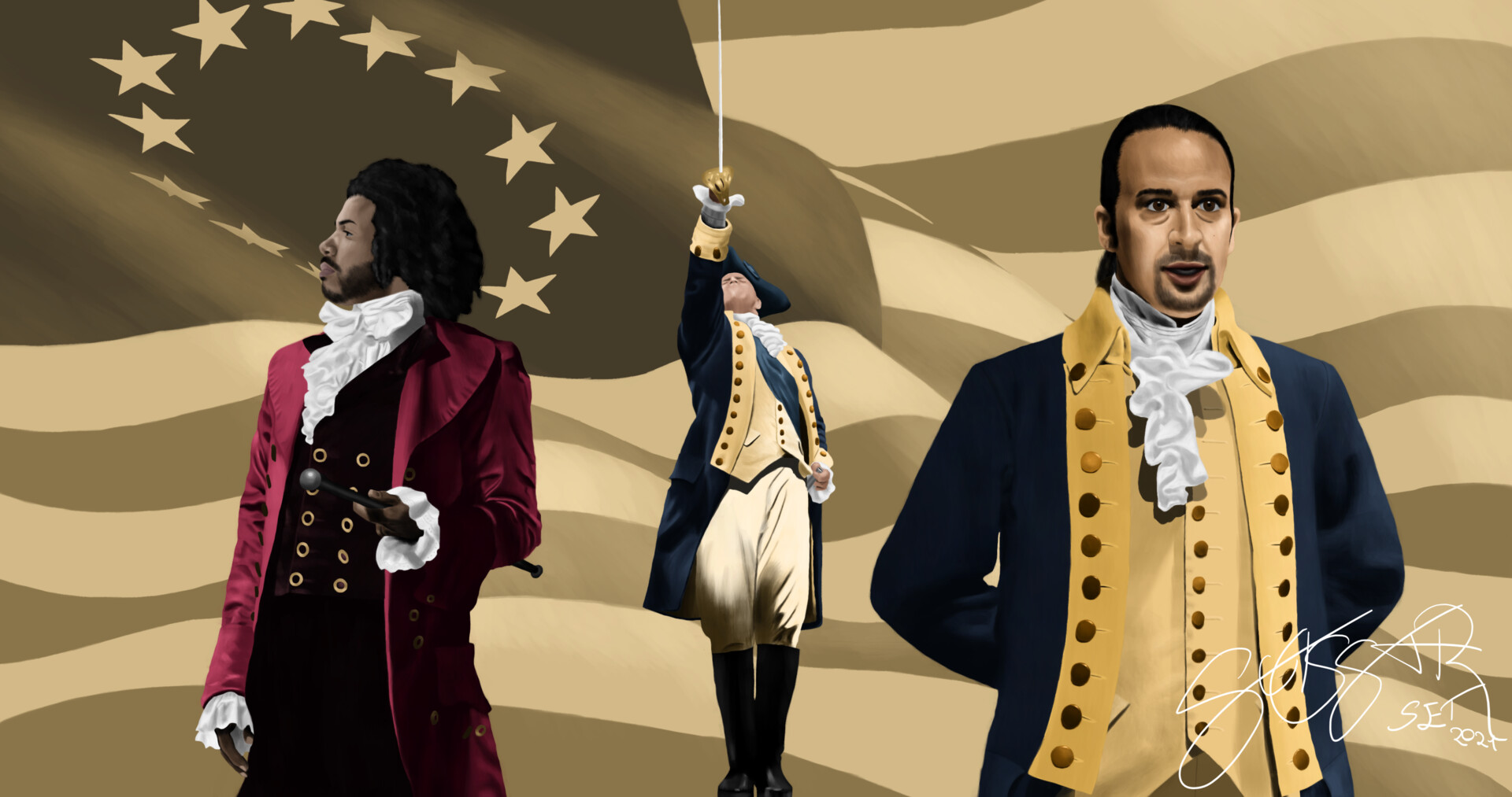 ArtStation - What'd I Miss Alexander Hamilton
