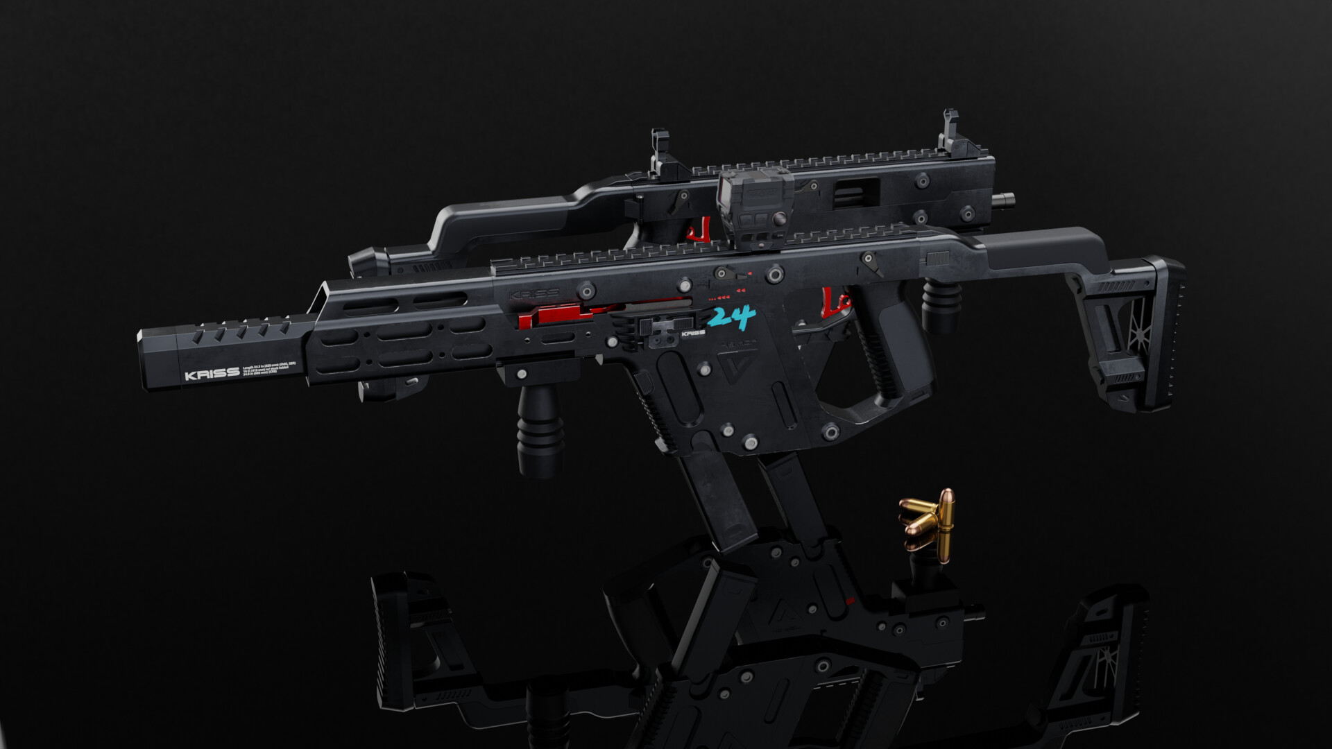 ArtStation - Kriss Vector weapon