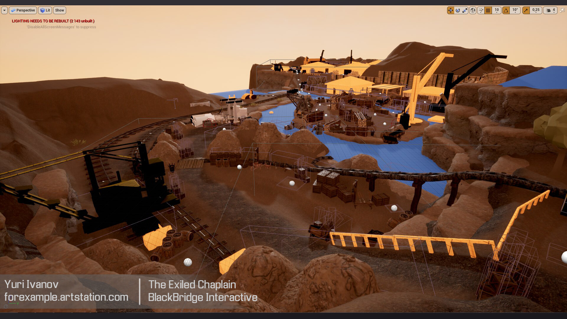 ArtStation - The Exiled Chaplain - Level Set