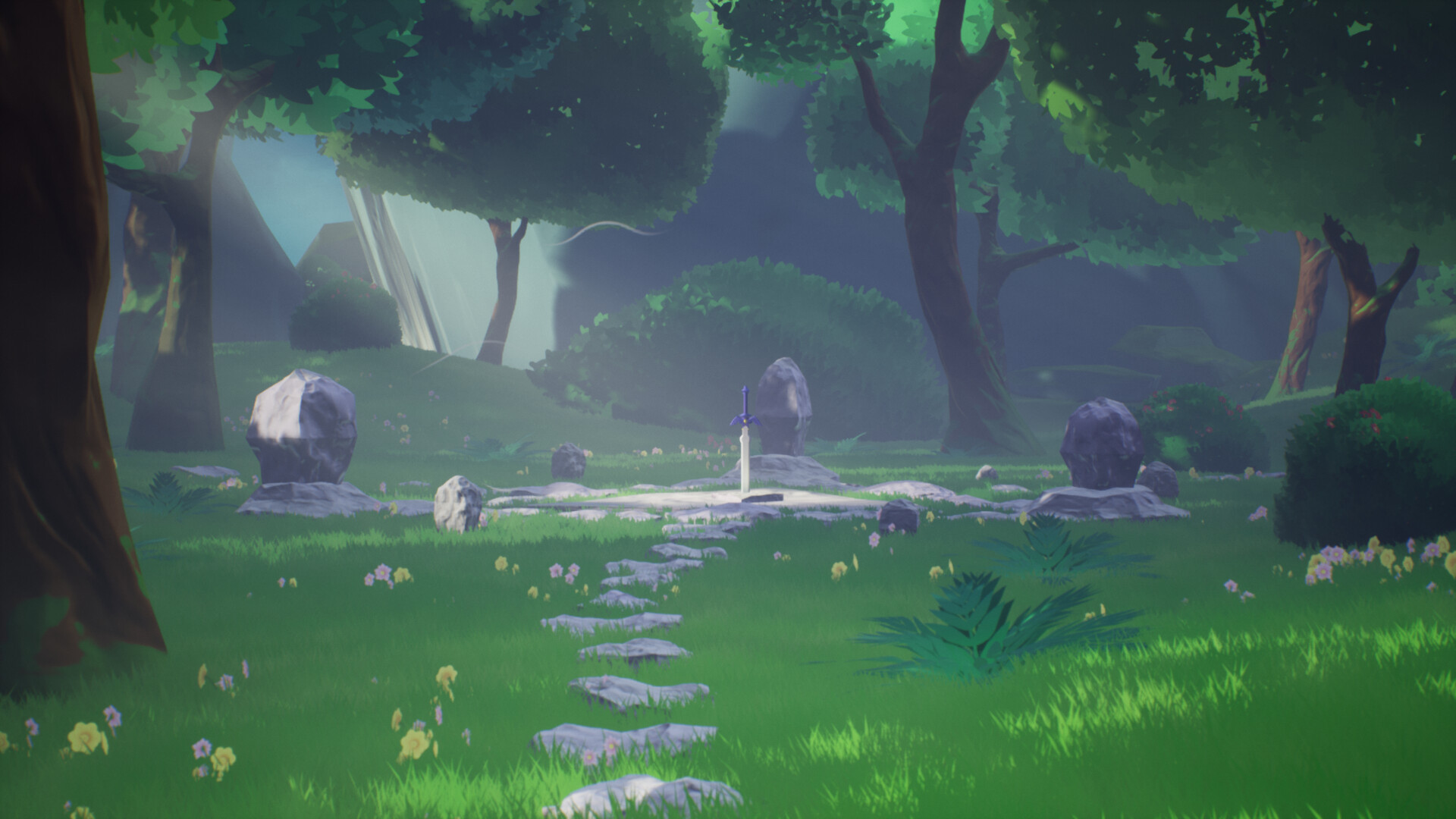 ArtStation - Zelda: Master Sword Environment