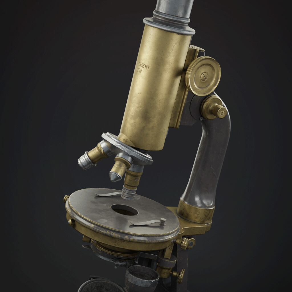 ArtStation - Vintage Microscope
