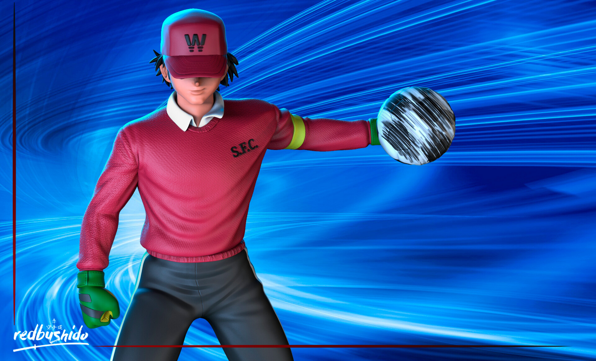 ArtStation - Genzo Wakabayashi Fan Art. Captain Tsubasa