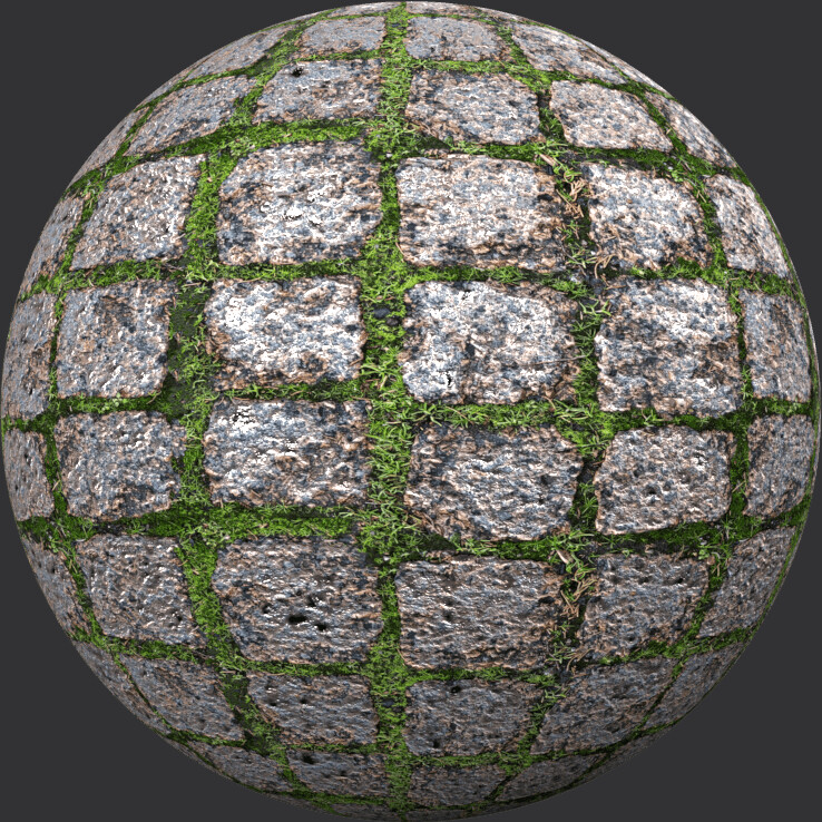 ArtStation - Patchy Grass PBR Material