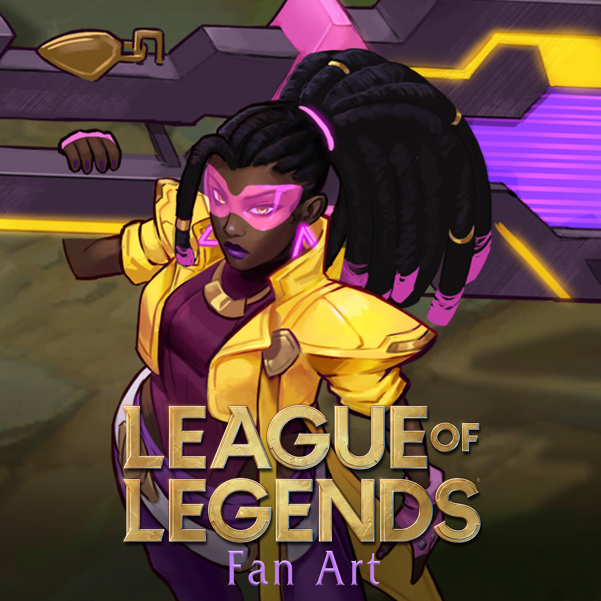 ArtStation - Demacia Vice Senna Fan Concept