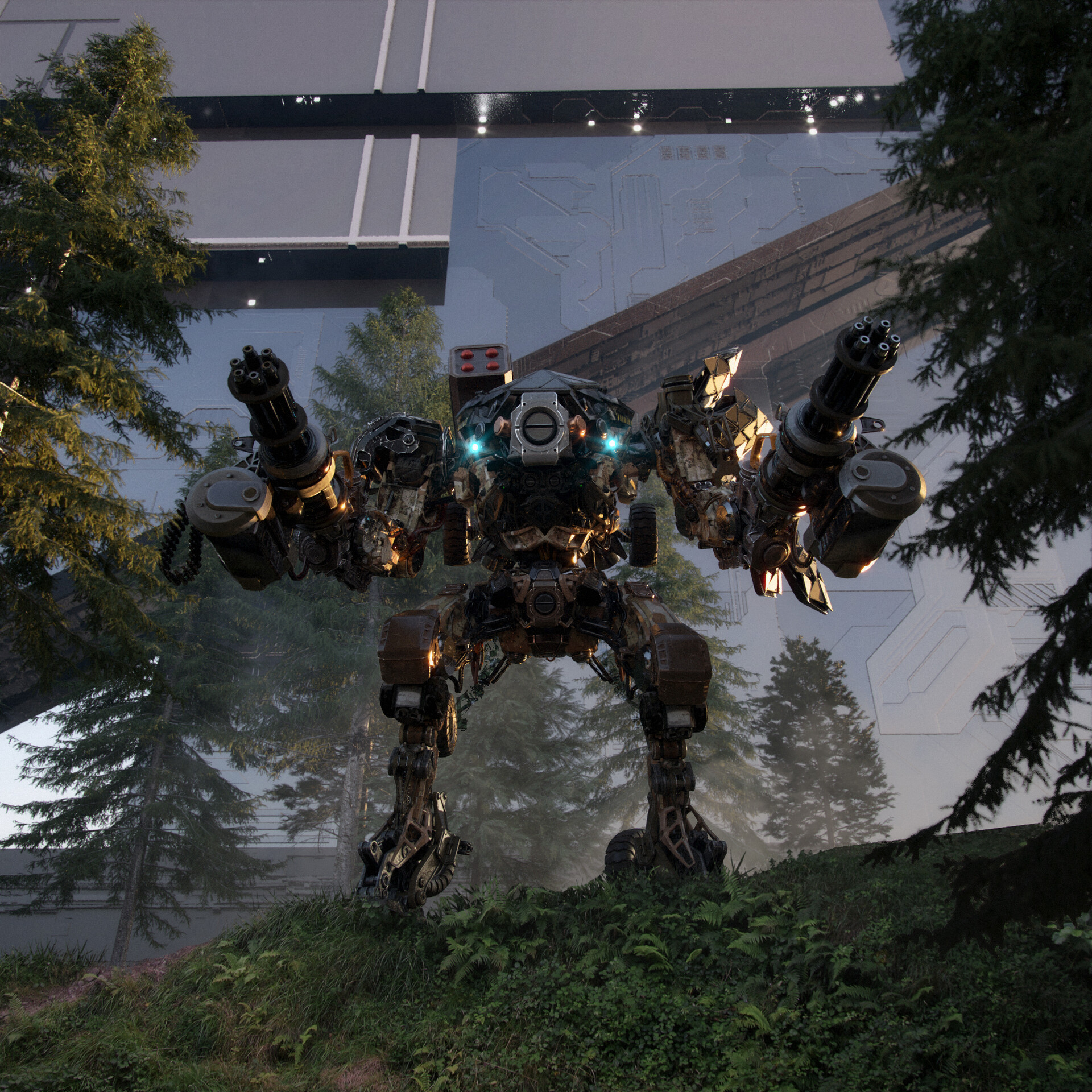 ArtStation - MECHS. 7/10.