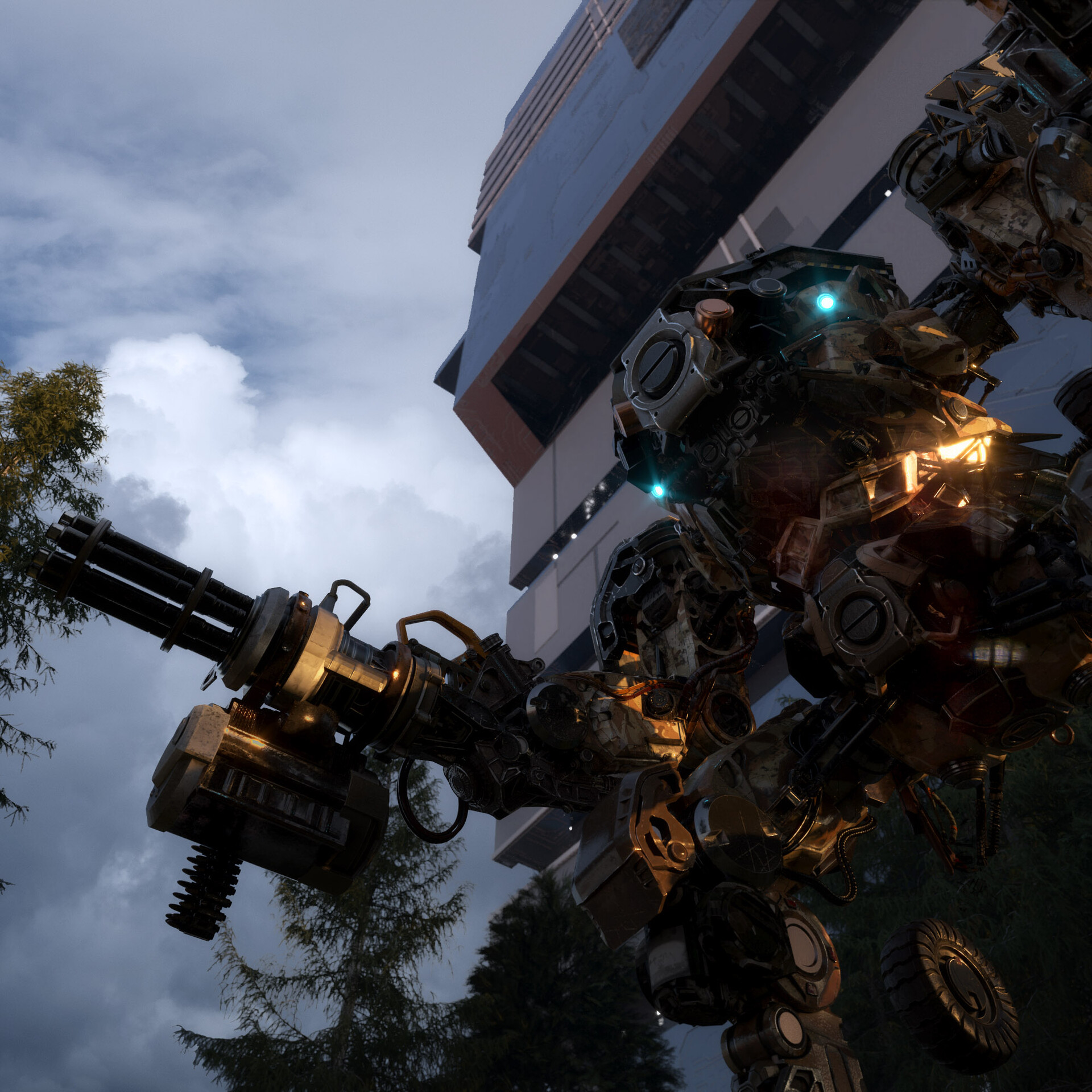 ArtStation - MECHS. 9/10.