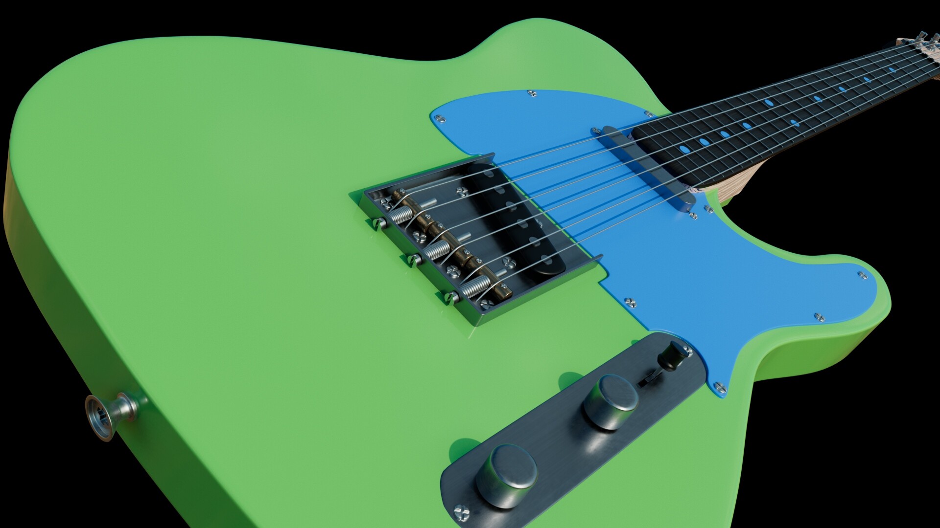 ArtStation - Fender Telecaster (FleaBass edition)