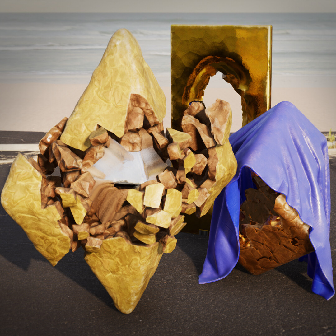 ArtStation - Deconstructed Sculptures